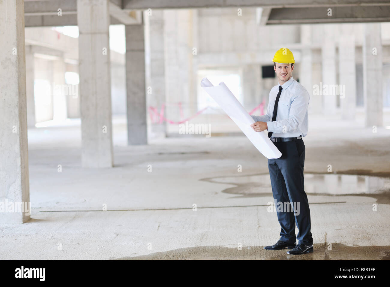 Construction Project business man Architect engineer manager at ...