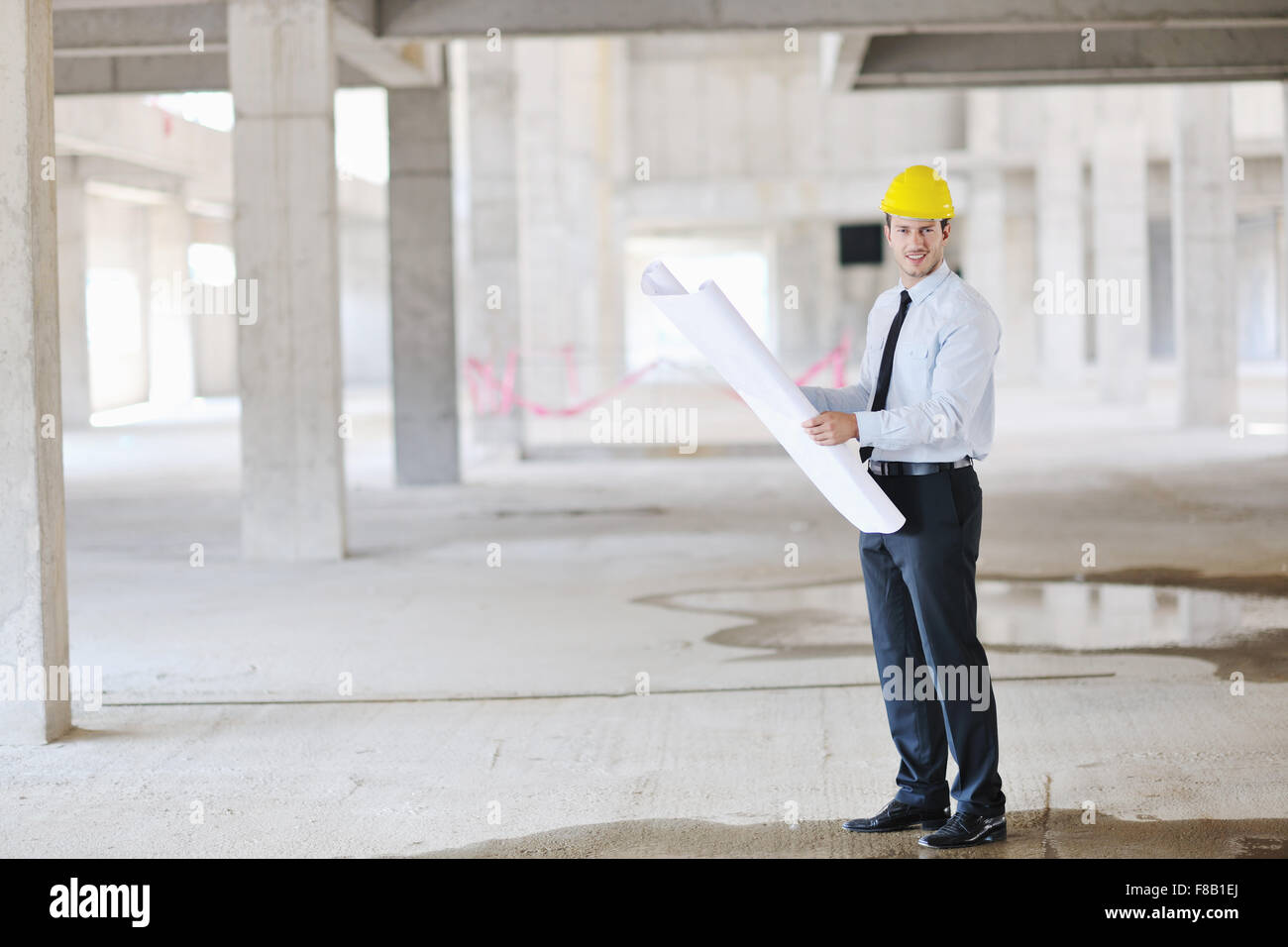 Construction Project business man Architect engineer manager at ...