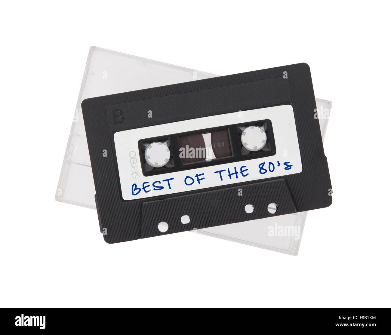 Vintage audio cassette tape, isolated on white background, best of the ...