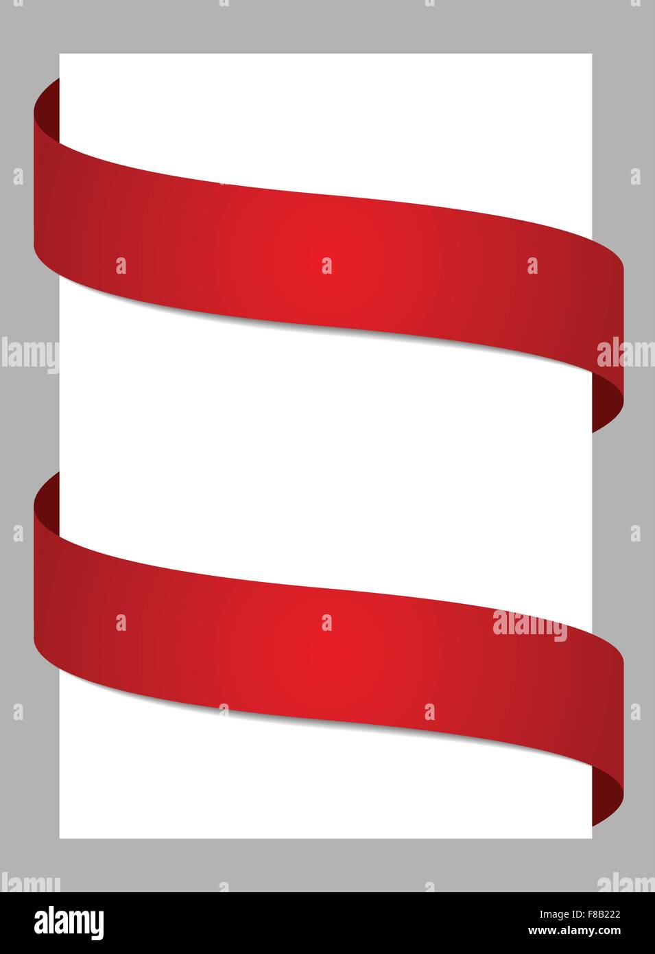 Abstract background with red ribbons. Vector illustration Stock Vector ...