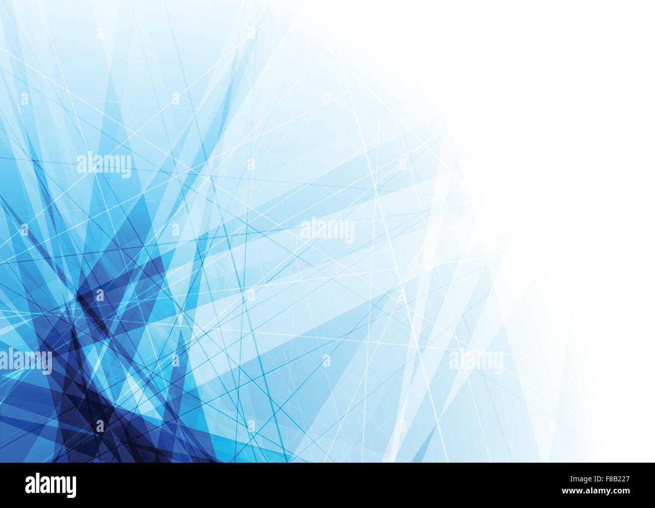 Bright blue geometric shapes tech background. Vector design Stock ...