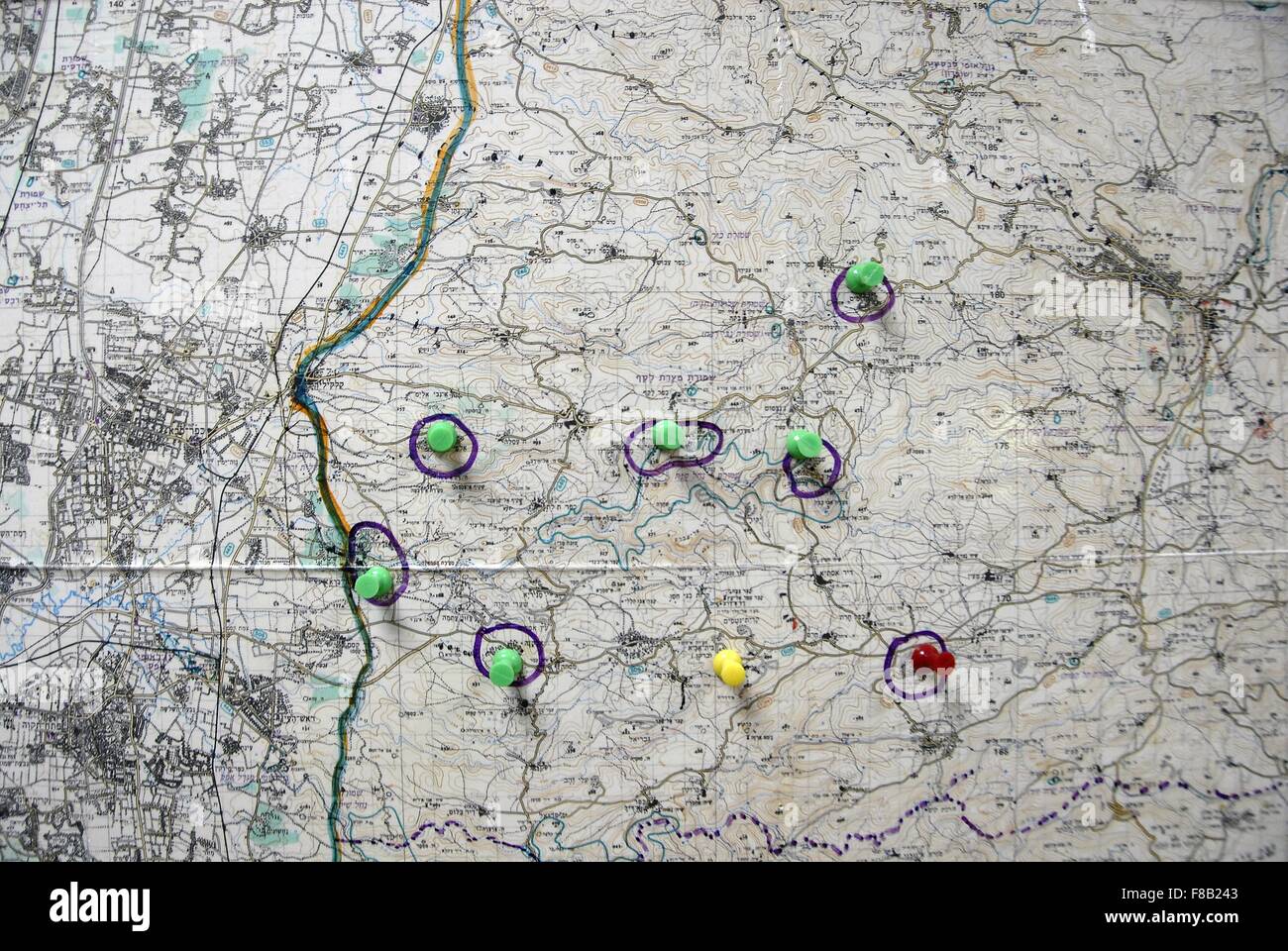 Israel map hi-res stock photography and images - Alamy