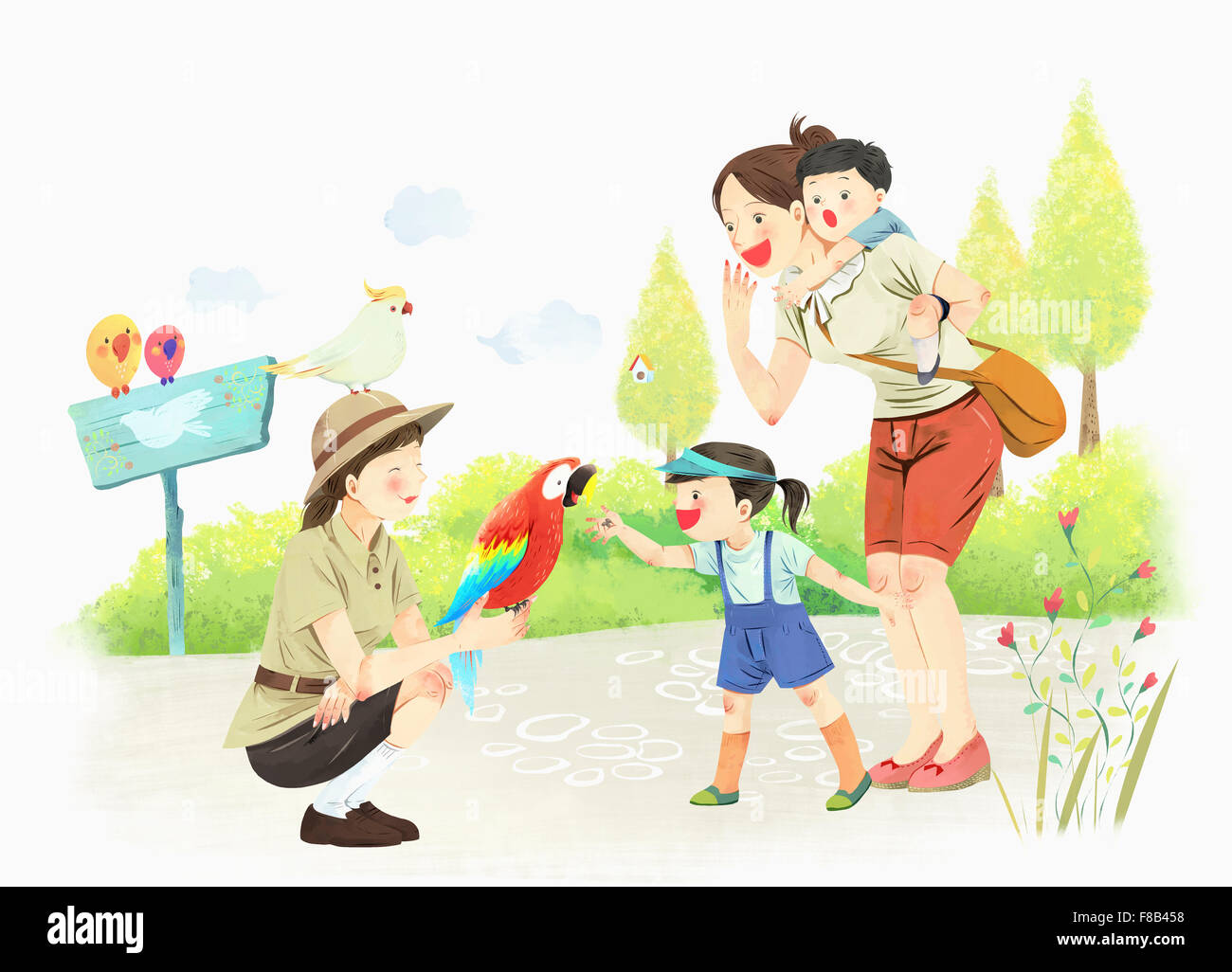 Zookeeper kids hi-res stock photography and images - Alamy