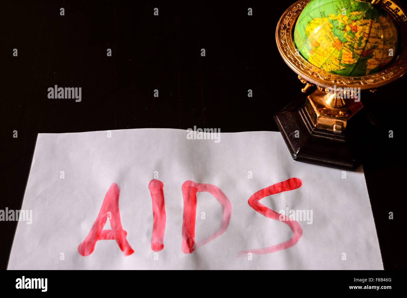 Word Aids Text Stock Photo - Alamy