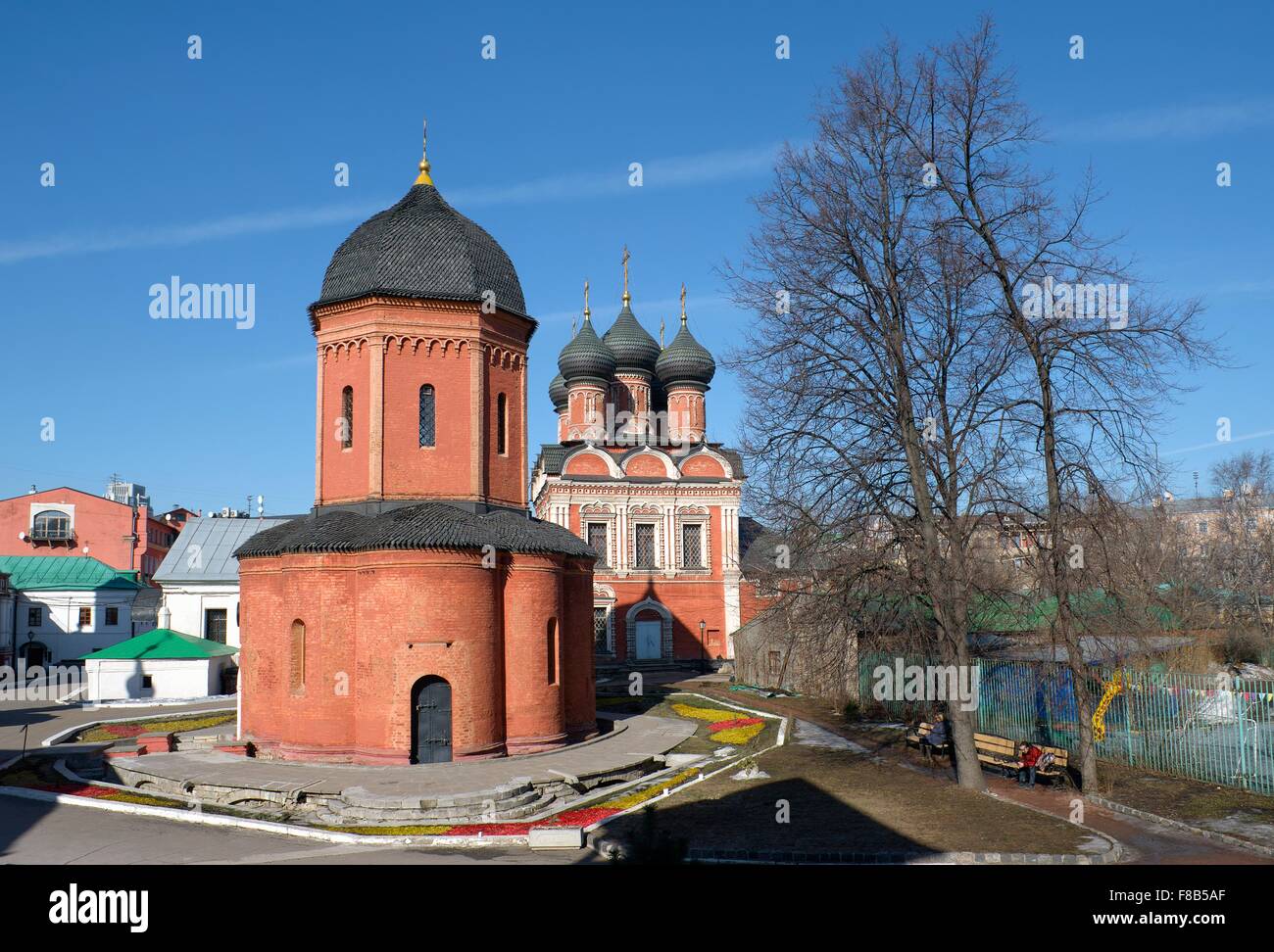 Moscow, St. Peter's Cathedral in the High-Petrovsky monastery, landmark Stock Photo - Alamy