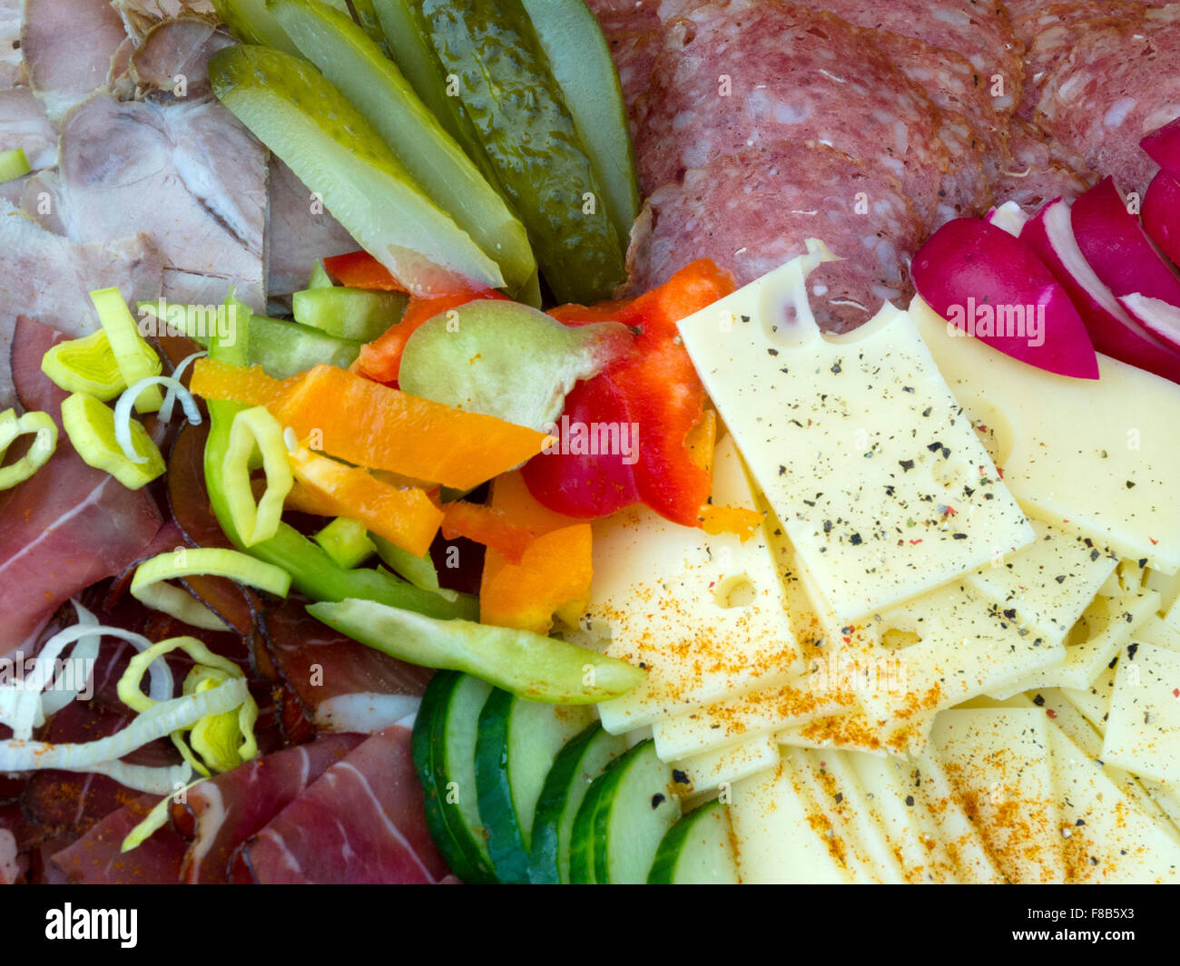 Österreich, Niederösterreich, Brettljause Stock Photo - Alamy