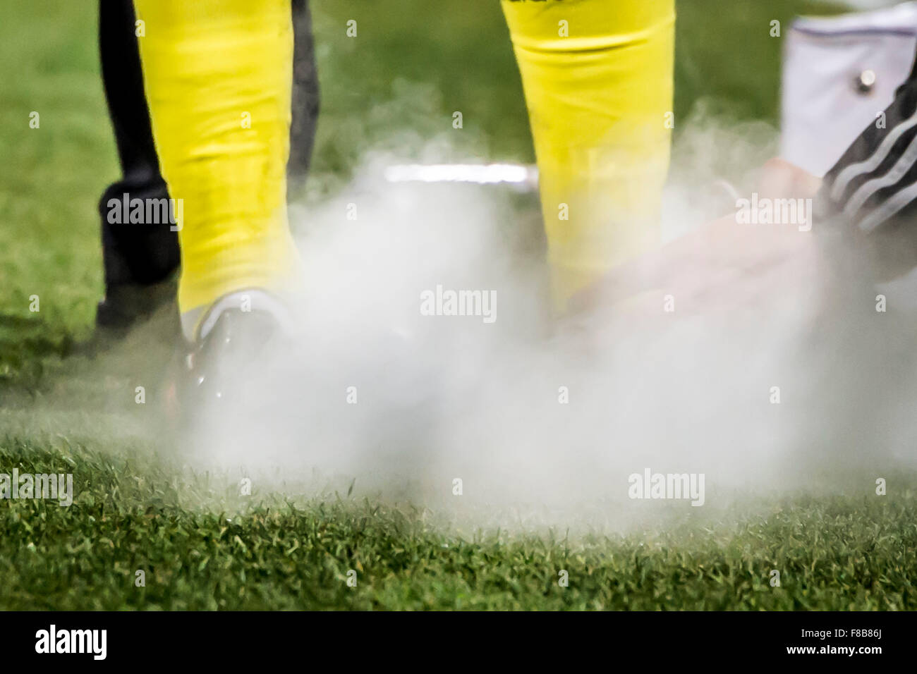 Modena, Italy. 6th Dec, 2015. Cold spray Football/Soccer : Italian ...