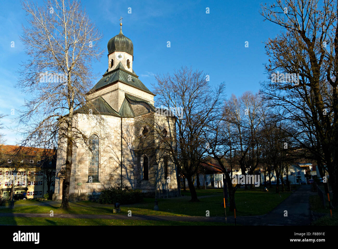 Salinenkapelle, (Salinen Chapel), Traunstein, Upper Bavaria, Germany ...