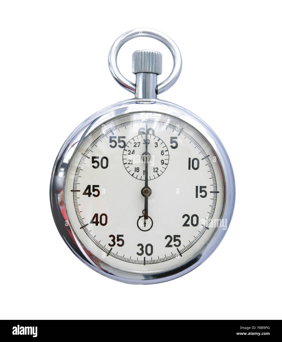 Stopwatch isolated on white background Stock Photo - Alamy