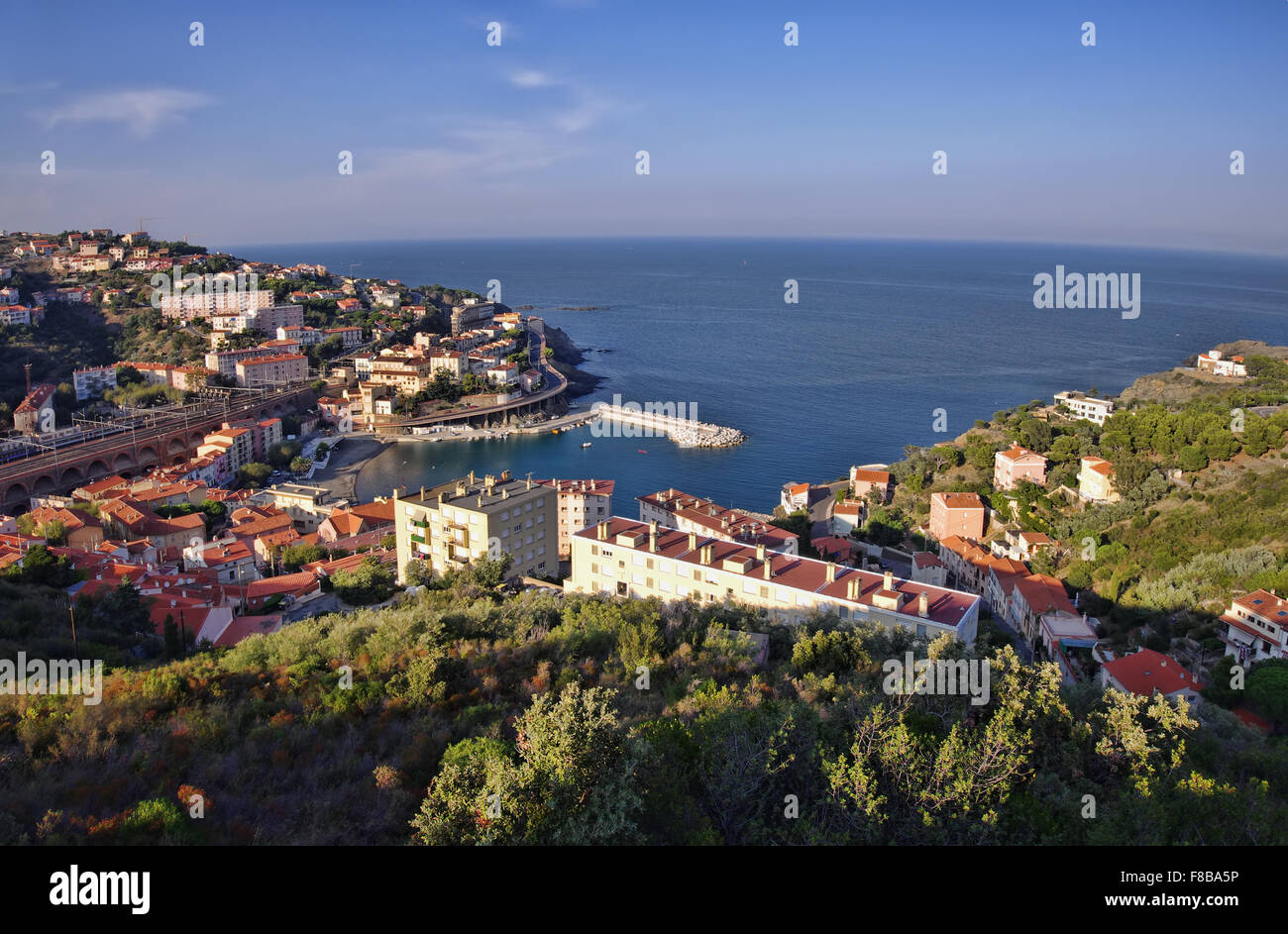 Cerbere french village, also known as Cerverade la Marenda Stock Photo ...