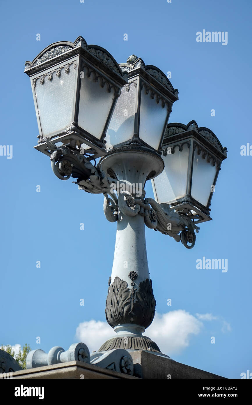 Old street light in Budapest Stock Photo - Alamy
