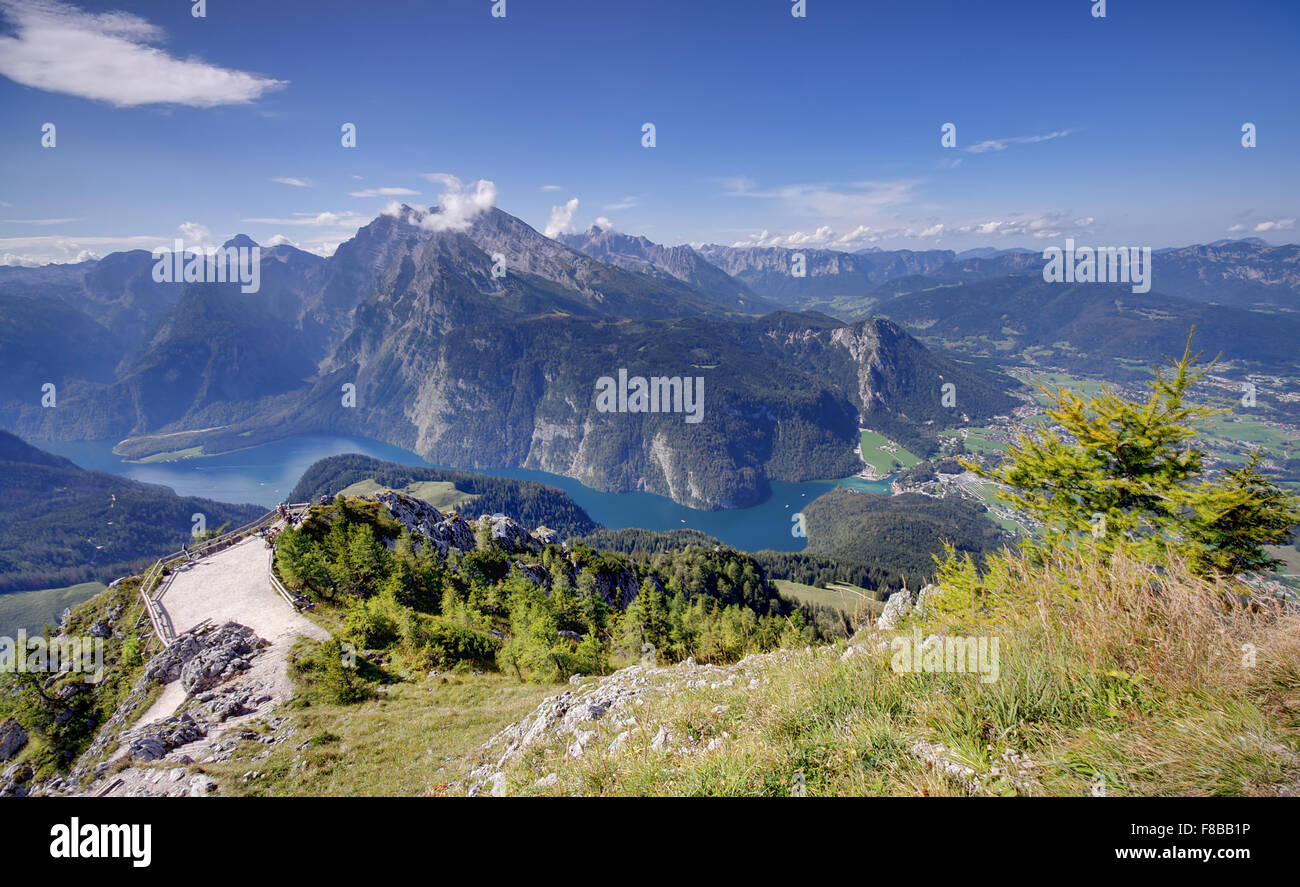 Koenigssee lake in Bavaria, Alps of Germany Stock Photo - Alamy