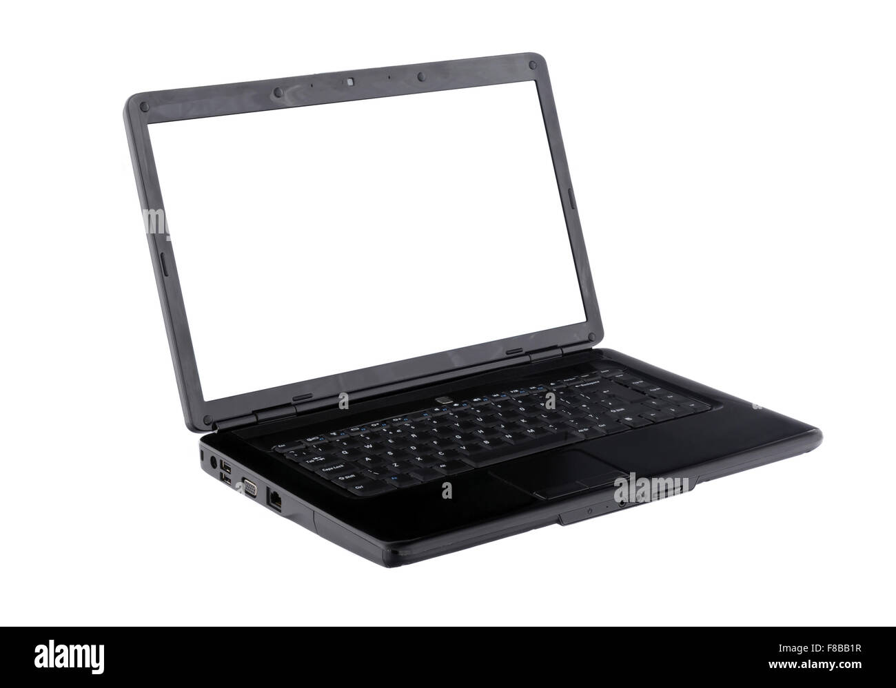 Black laptop isolated on hi-res stock photography and images - Alamy
