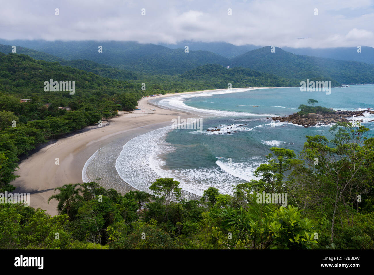Castelhanos Beach at Ilhabela, Brazil Stock Photo - Alamy