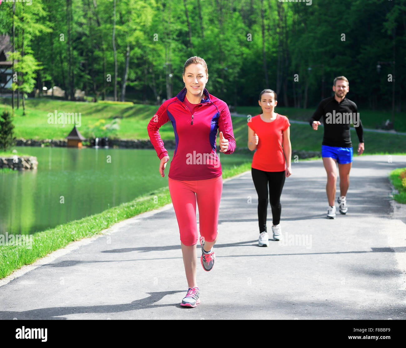 Young asian 30s female runner hi-res stock photography and images - Alamy