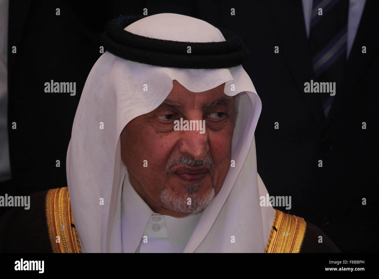 Cairo, Egypt. 7th Dec, 2015. Saudi Prince Khaled Al-Faisal, founder of ...