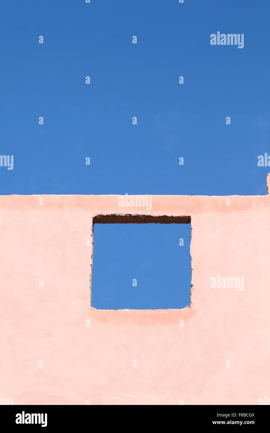 Sky view through a window in a roofless home Stock Photo - Alamy