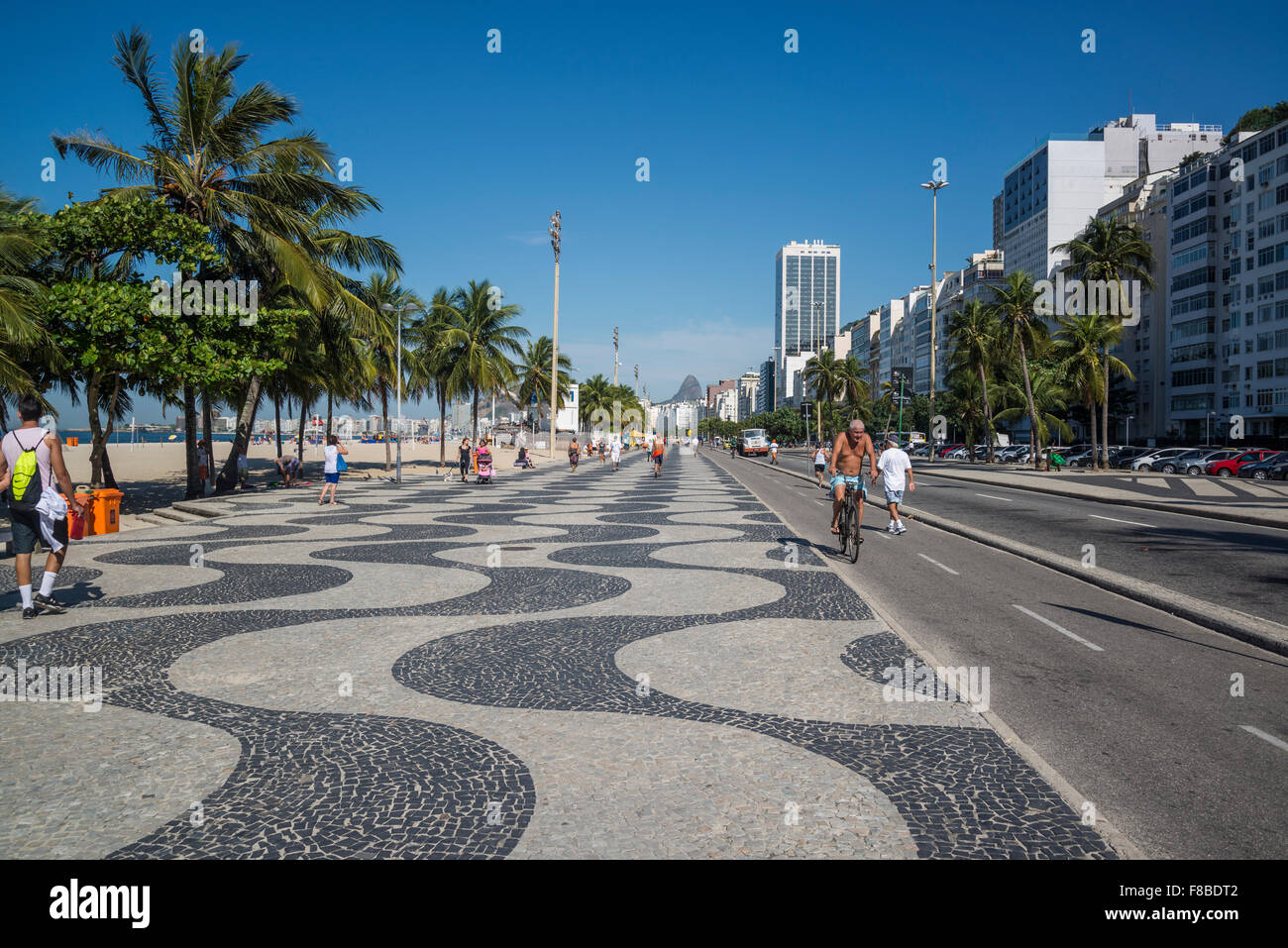 Atlantic Avenue, Copacabana, Rio de Janeiro, Brazil Stock Photo - Alamy