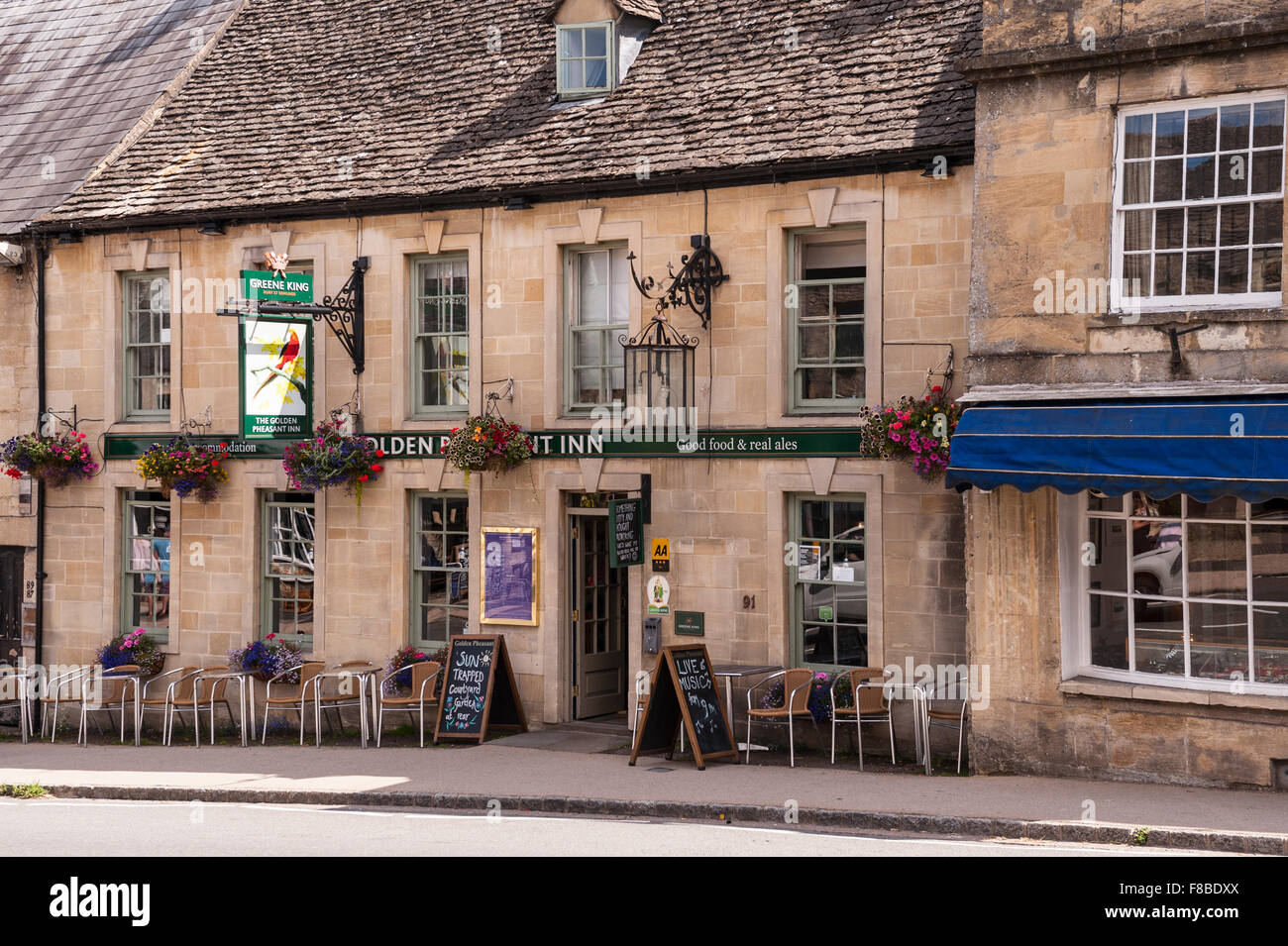 The Golden Pheasant Inn at Burford , Oxfordshire , England , Britain ...