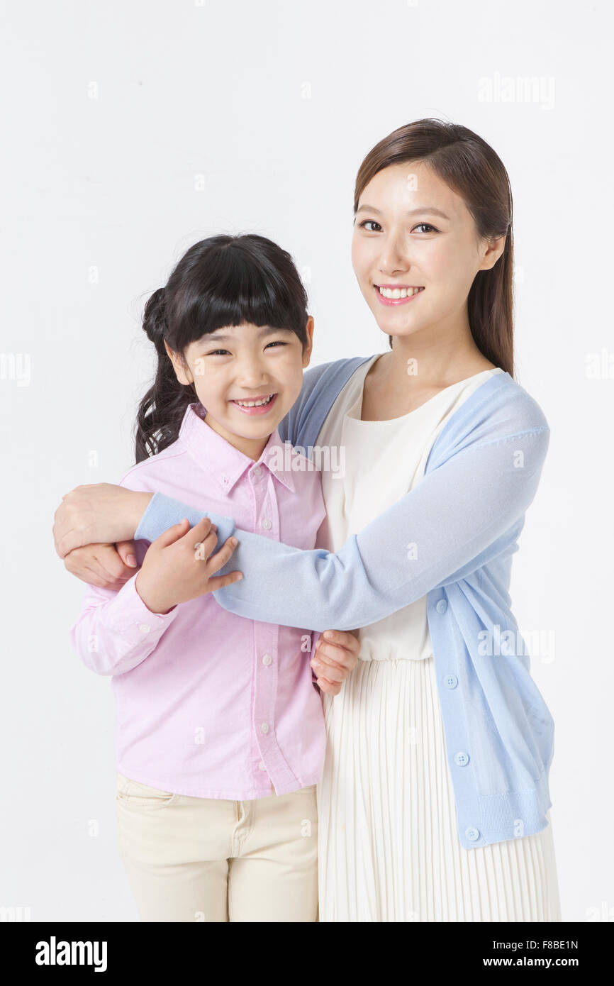 Mother hugging her hi-res stock photography and images - Alamy