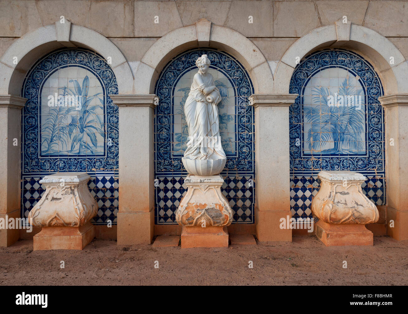 Palacio de Estoi (The Palace of Estoi), near Faro Portugal Stock Photo ...