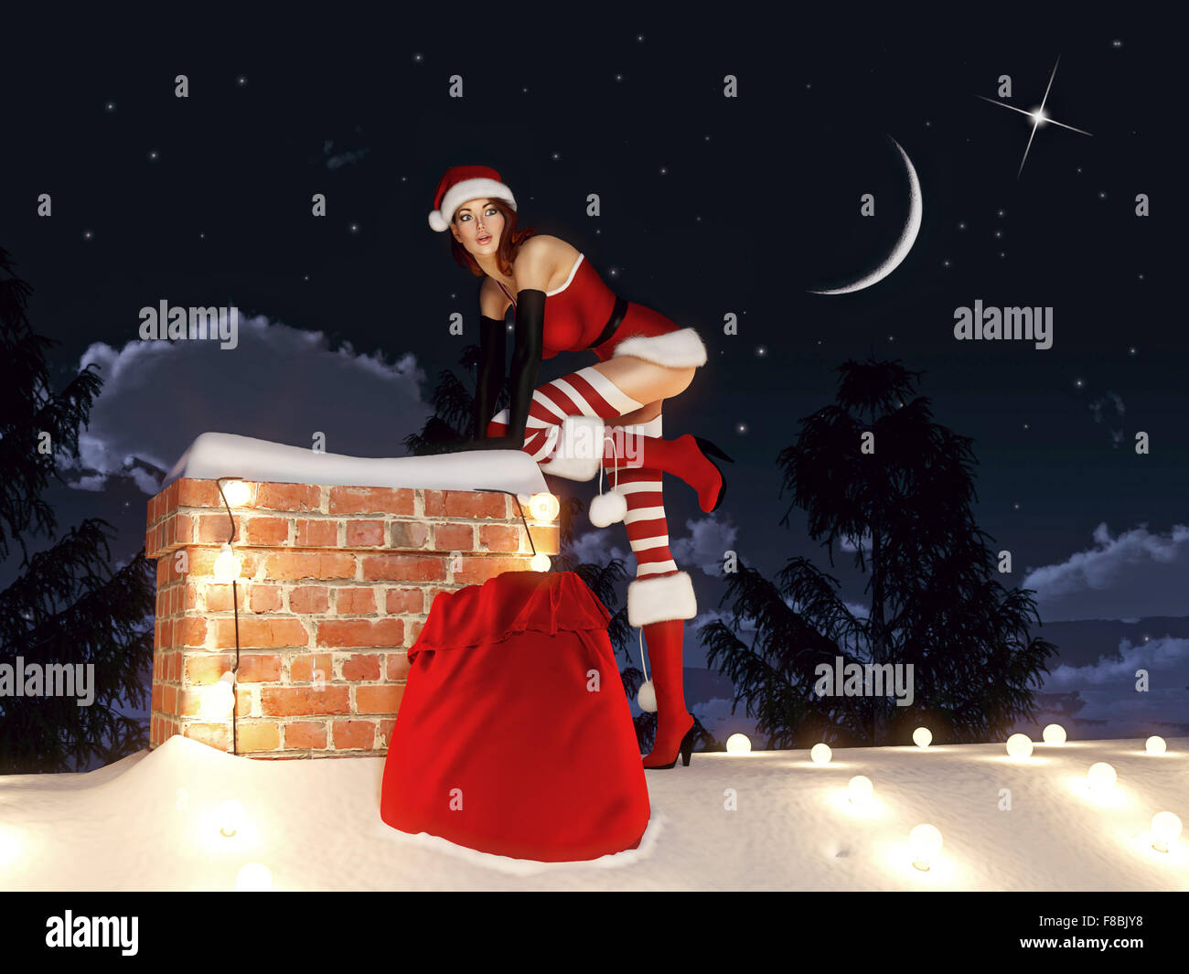 Old fashioned santa claus gifts hi-res stock photography and images - Alamy