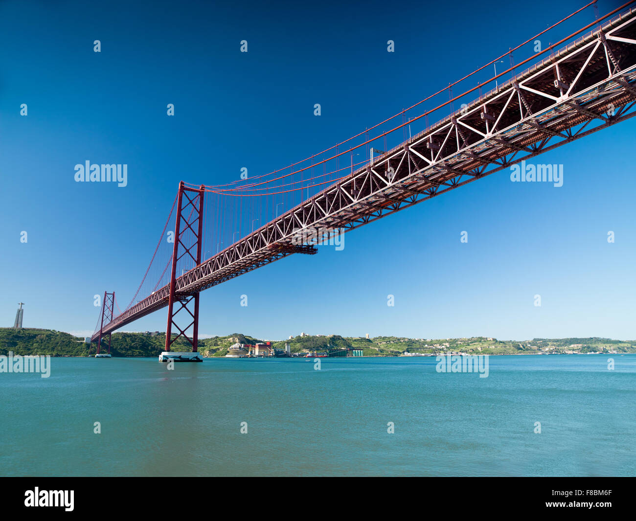 The 25 de Abril Bridge is a suspension bridge connecting the city of ...