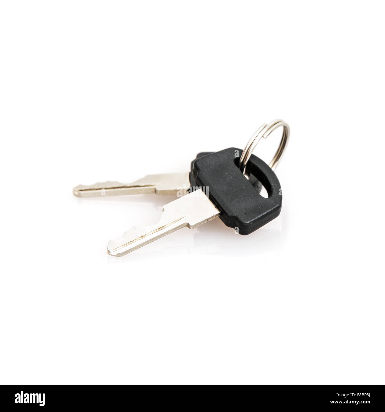 Two keys on the white background. Security theme Stock Photo - Alamy