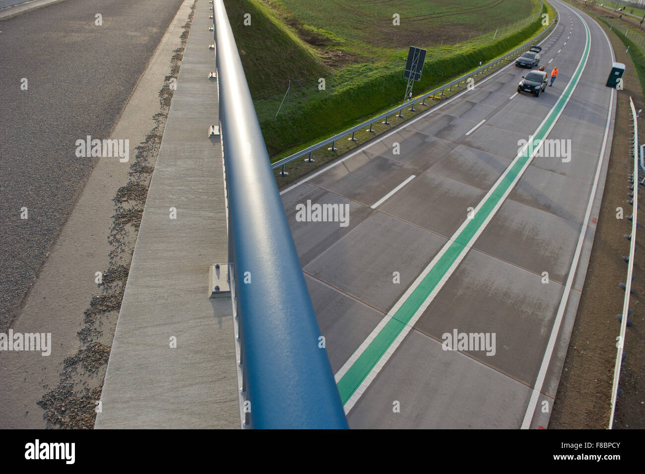 The new B96 (B96n) road near Rambin, pictured on 07 December 2015 ...