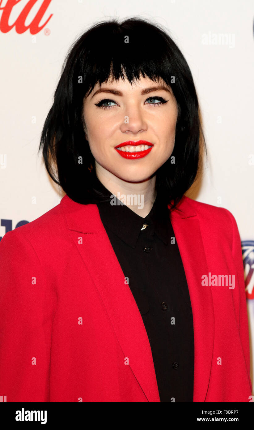 London, UK. Carly Rae Jepsen at Capital’s Jingle Bell Ball with Coca ...