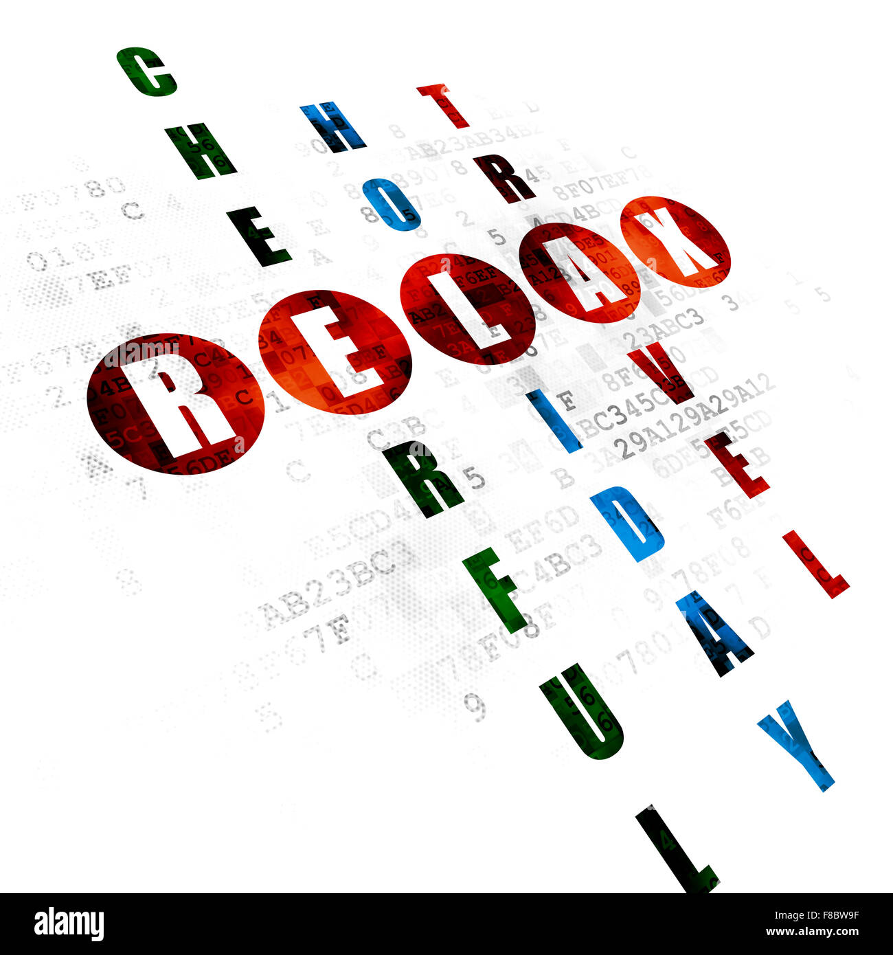 Holiday concept: Relax in Crossword Puzzle Stock Photo - Alamy