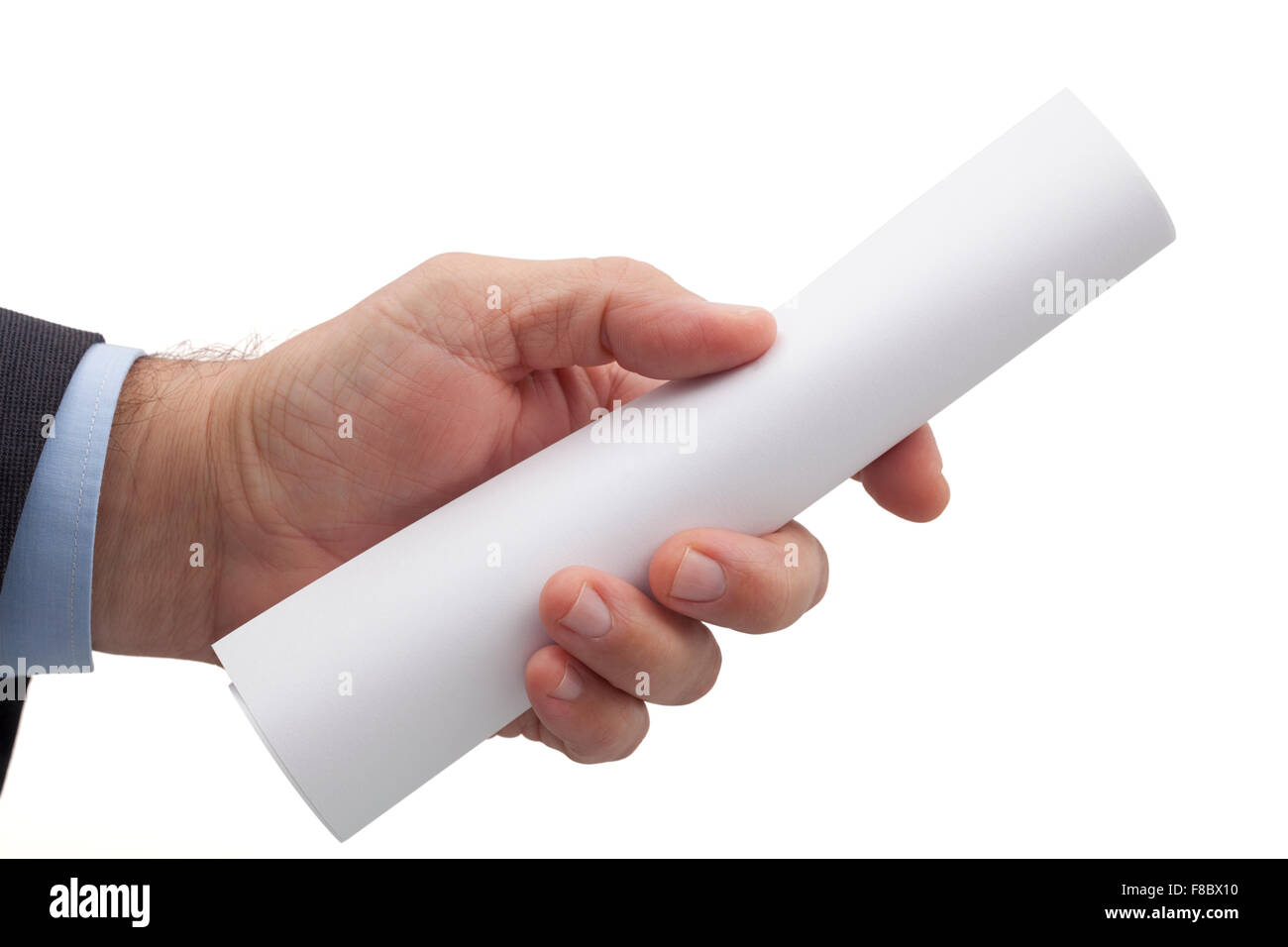 Man holding piece of paper hi-res stock photography and images - Alamy