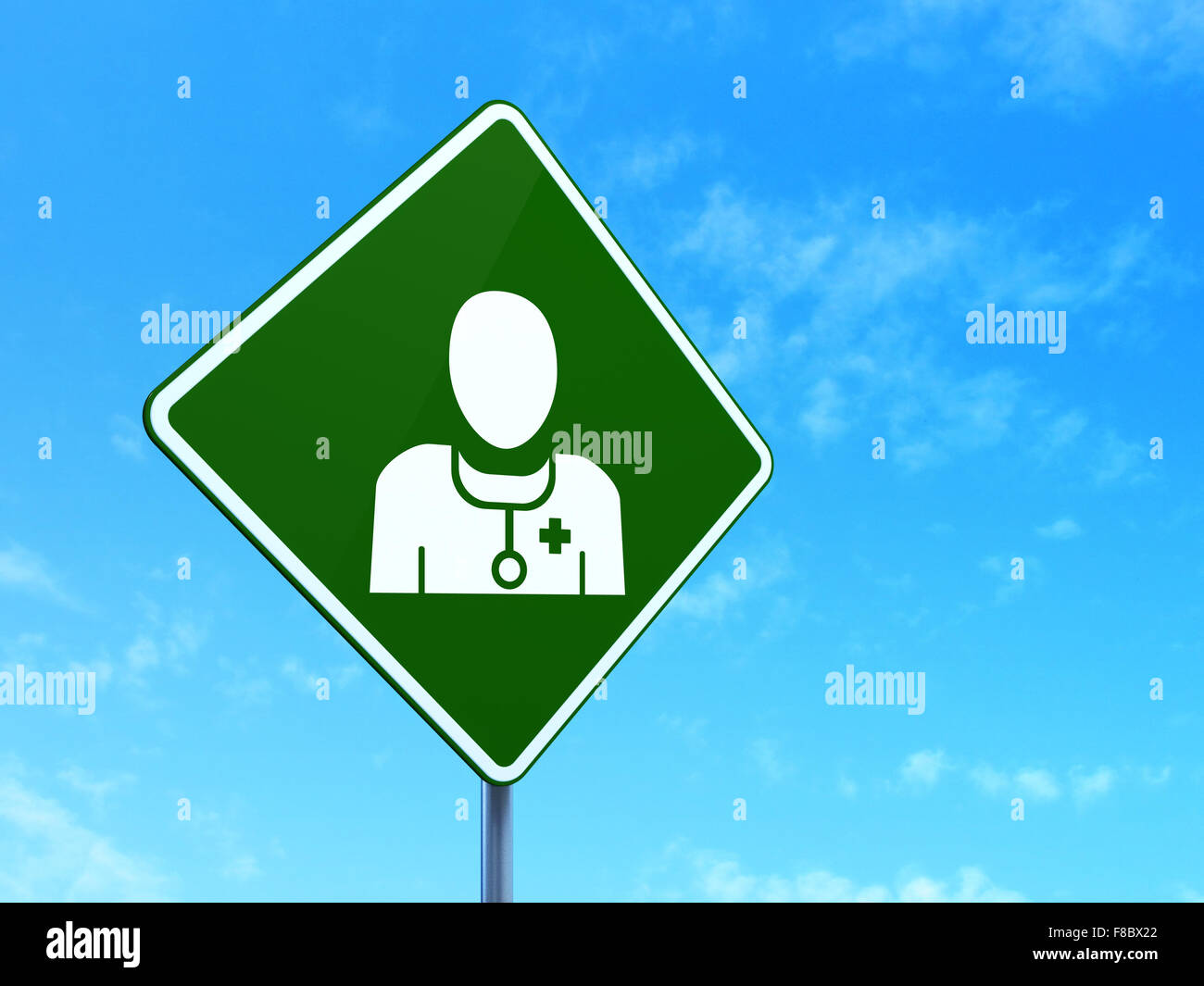 3d white people doctor sign hi-res stock photography and images - Alamy