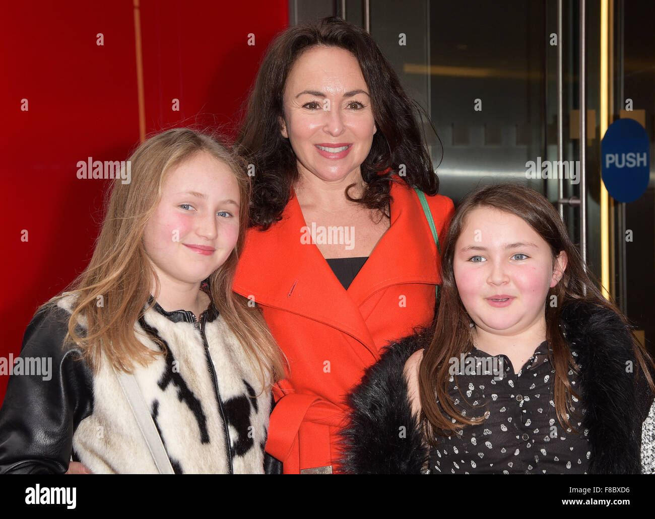 London, UK. Samantha Spiro and daughters at Matthew Bourne's Sleeping ...