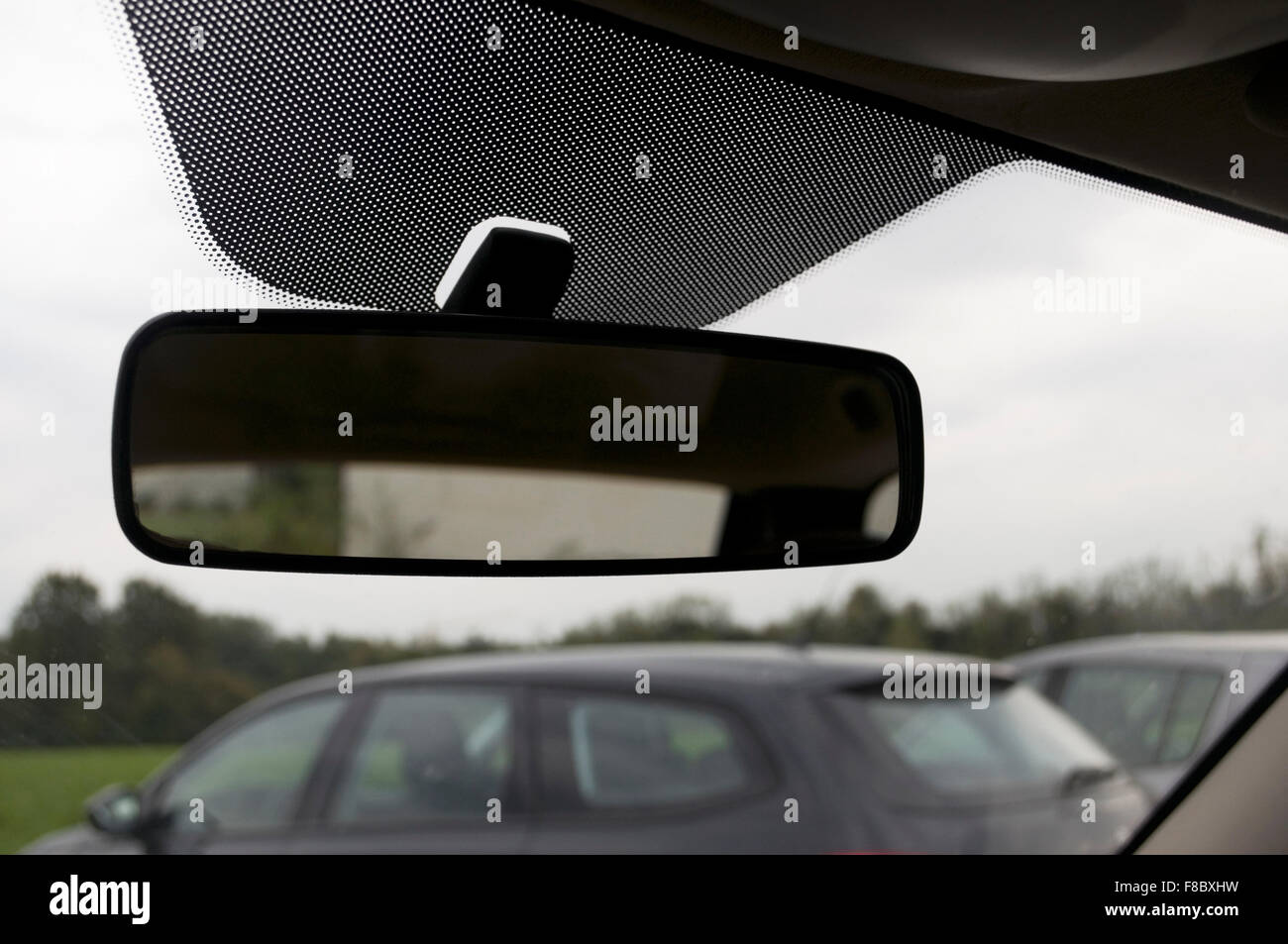 Car interior rearview mirror hi-res stock photography and images - Alamy