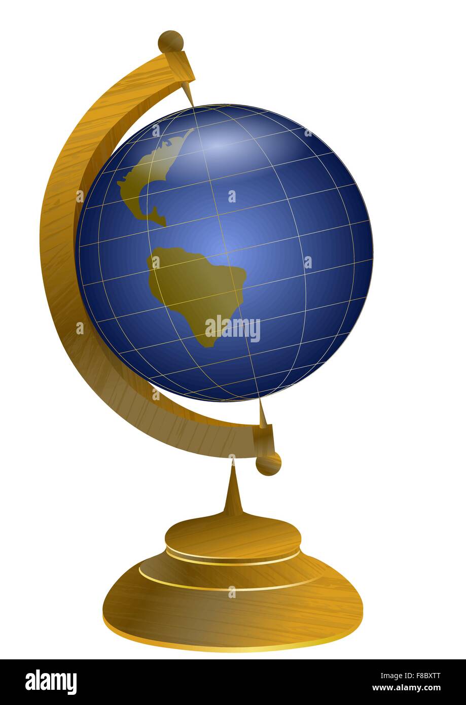 Blue globes Stock Vector Images - Alamy