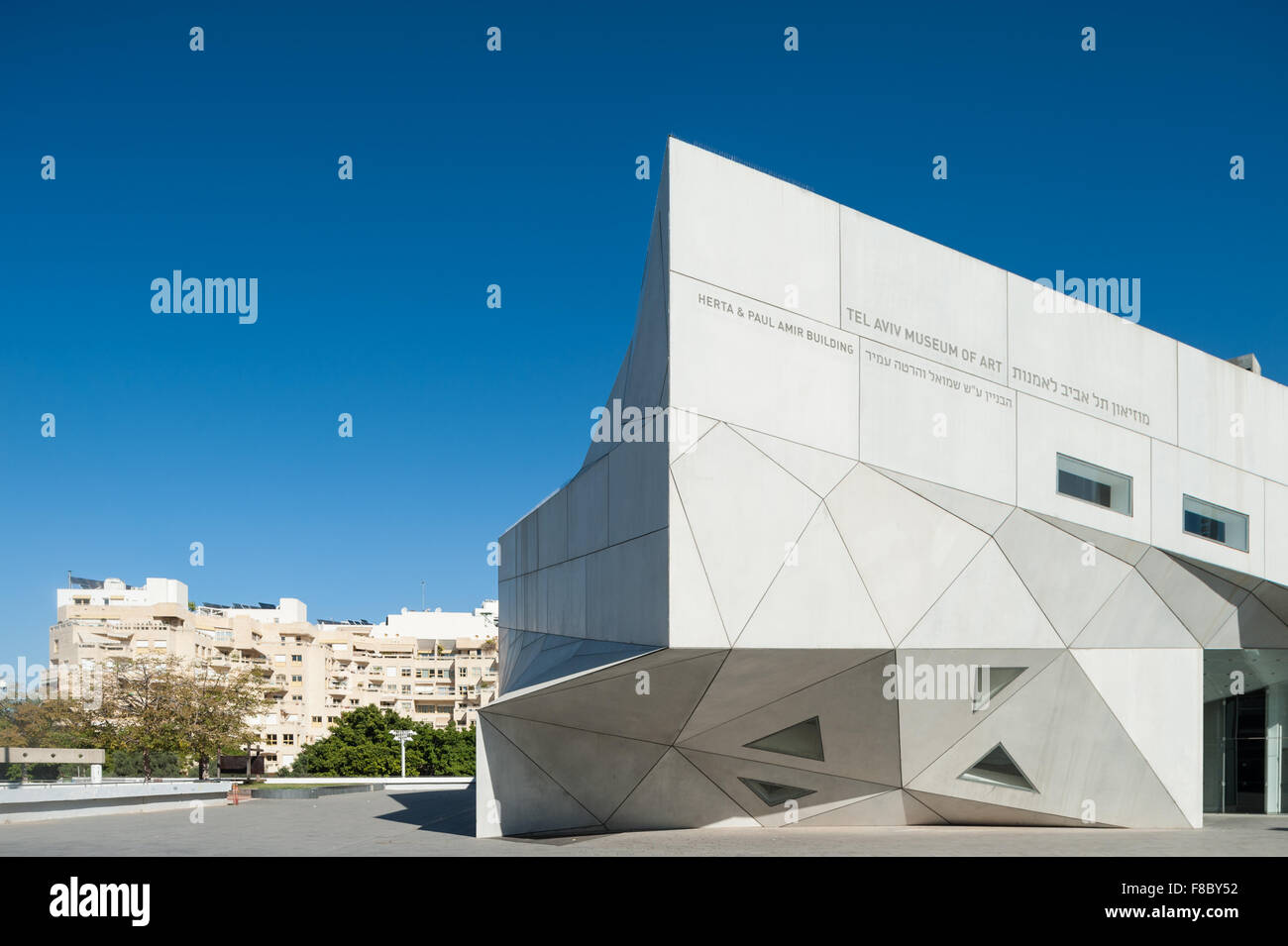 Israel, Tel Aviv, Herta and Paul Amir building - museum of art Stock ...