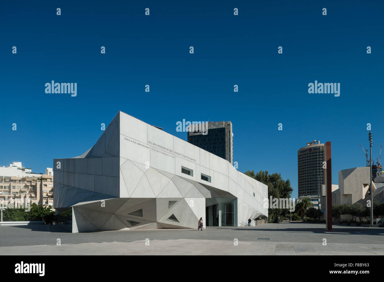 Israel, Tel Aviv, Herta and Paul Amir building - museum of art Stock ...
