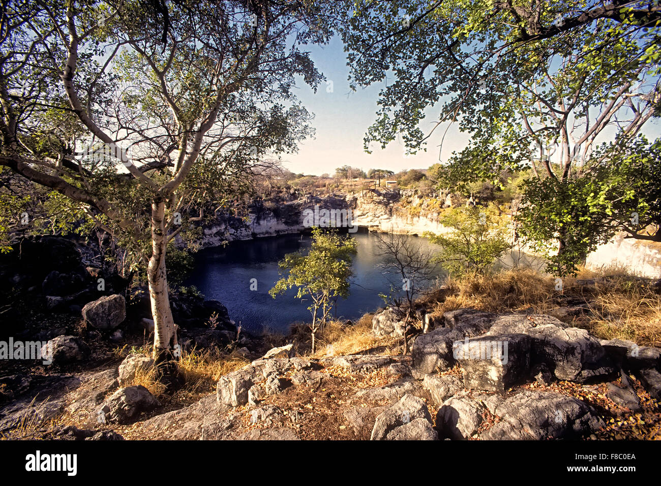 Otjikoto Lake, Namibia Stock Photo - Alamy