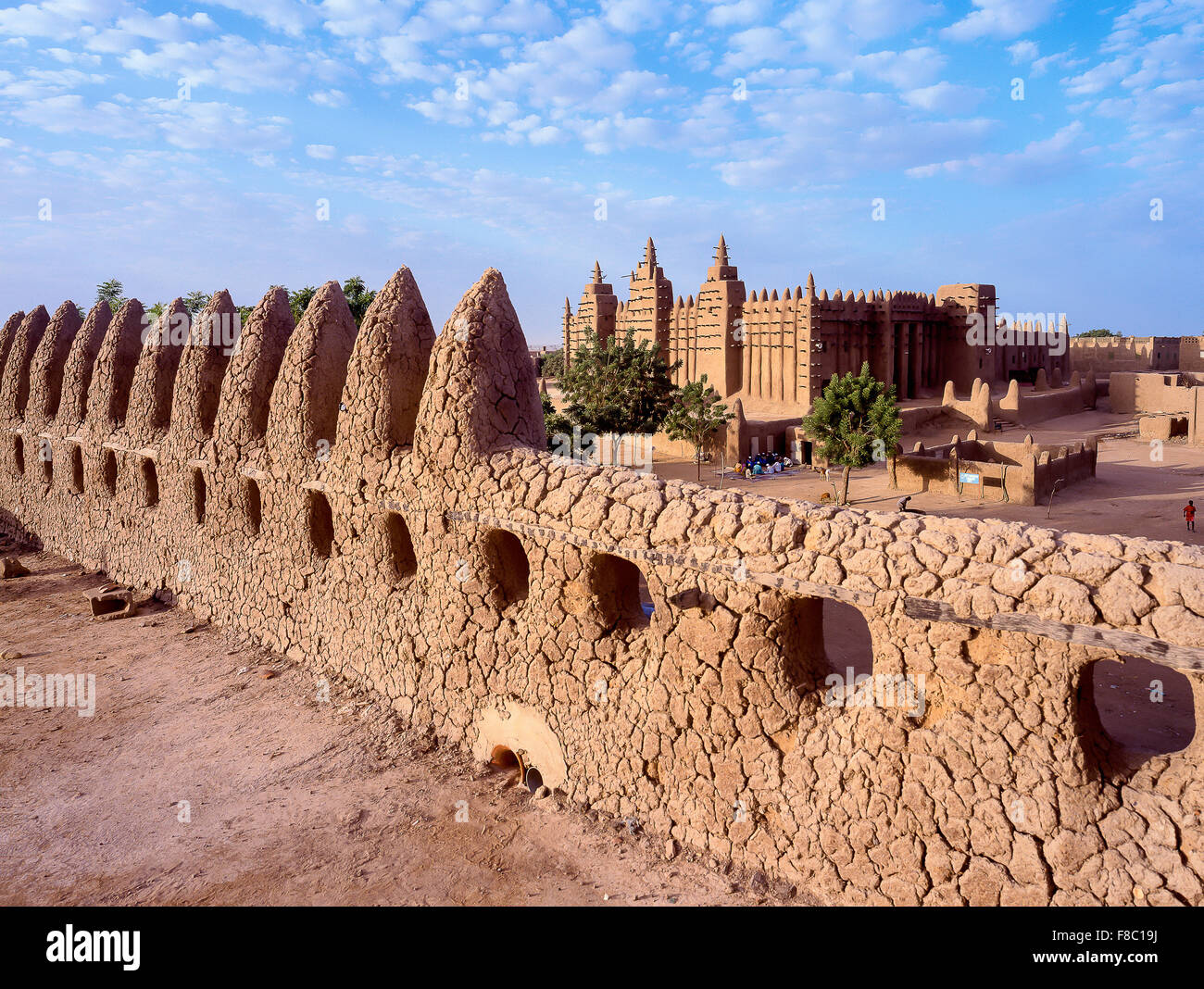 Famous Great Mosque in Djenne Mali is a UNESCO World Heritage Site ...