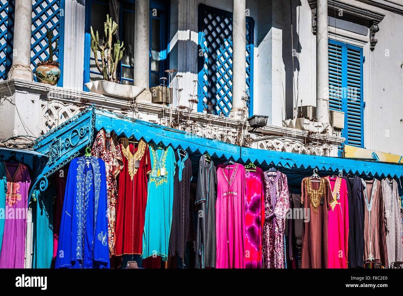 Handcrafts shop at the market in Tunis Stock Photo - Alamy