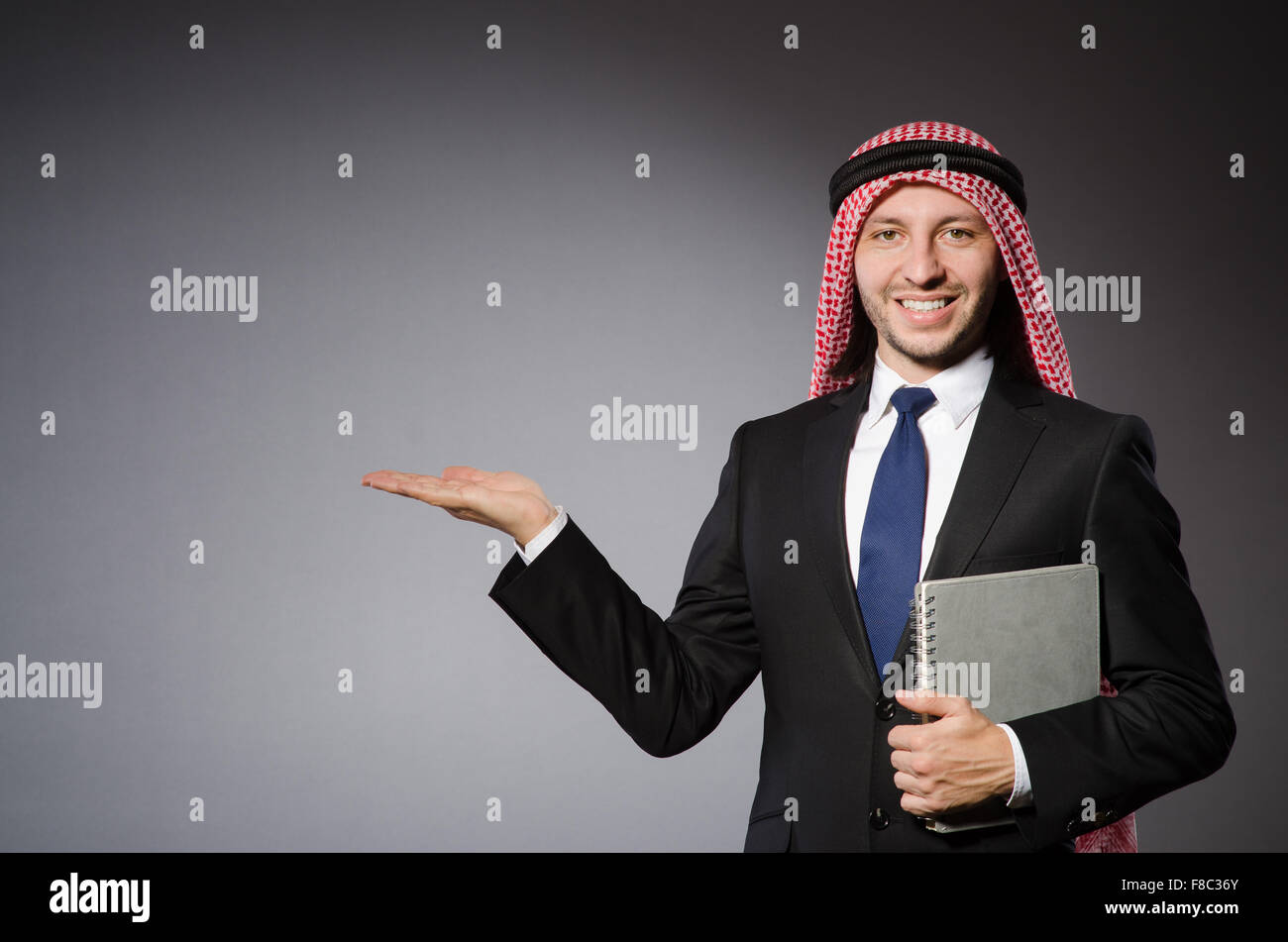 Arab man in diversity concept Stock Photo - Alamy