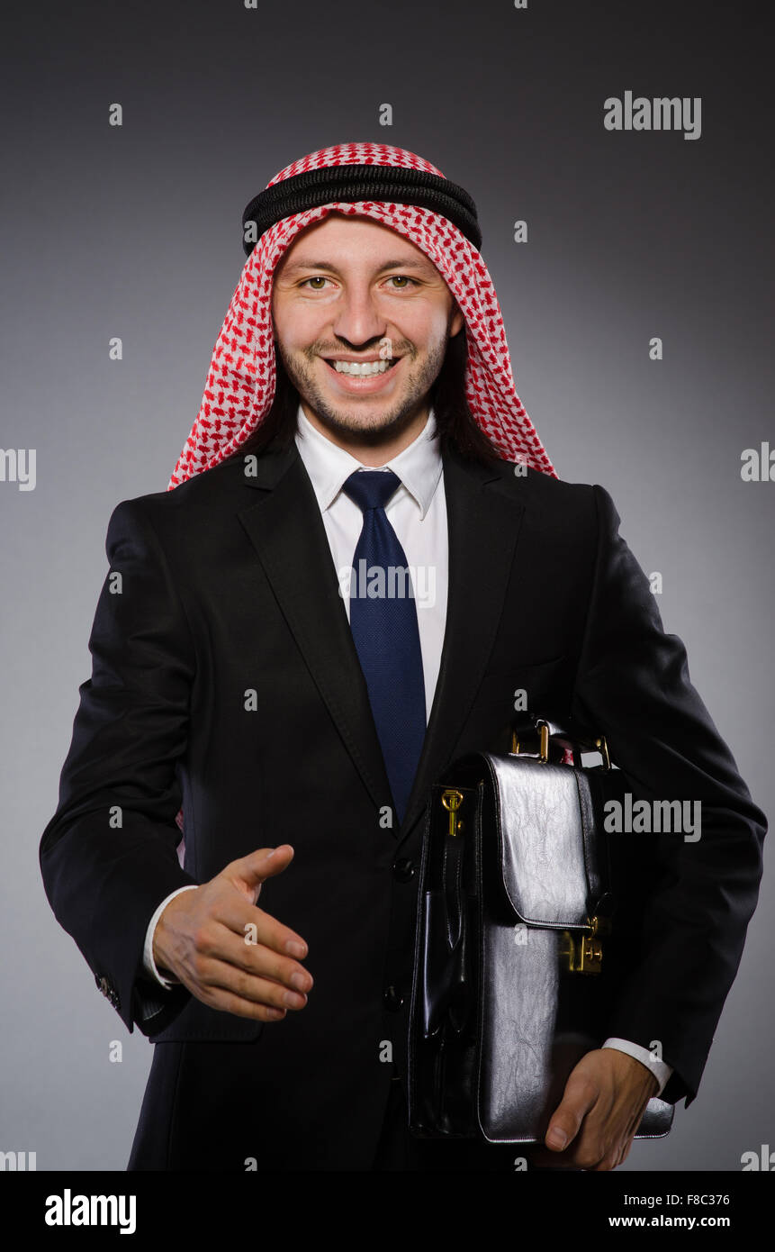 Arab man in diversity concept Stock Photo - Alamy