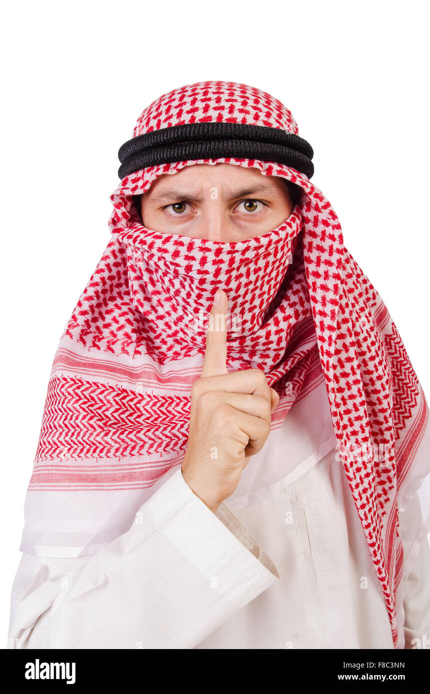 Arab man in diversity concept Stock Photo - Alamy