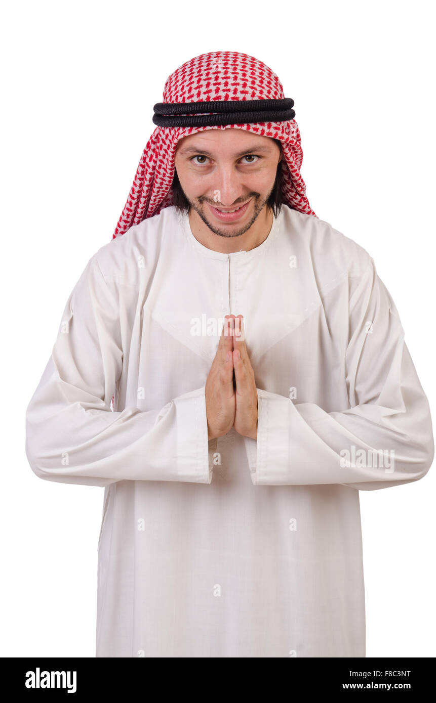 Arab man in diversity concept Stock Photo - Alamy