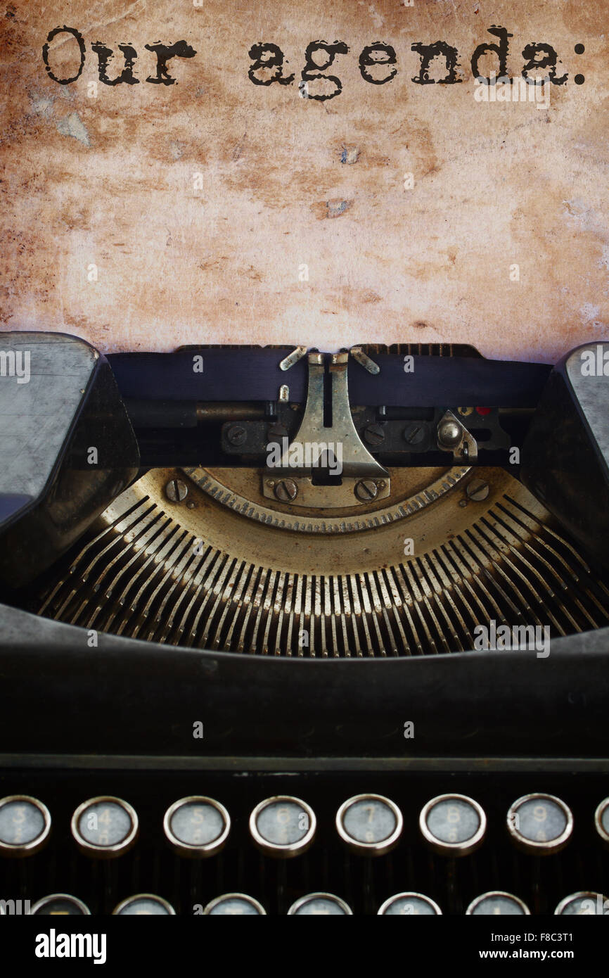 Typewriter type blank sign hi-res stock photography and images - Alamy