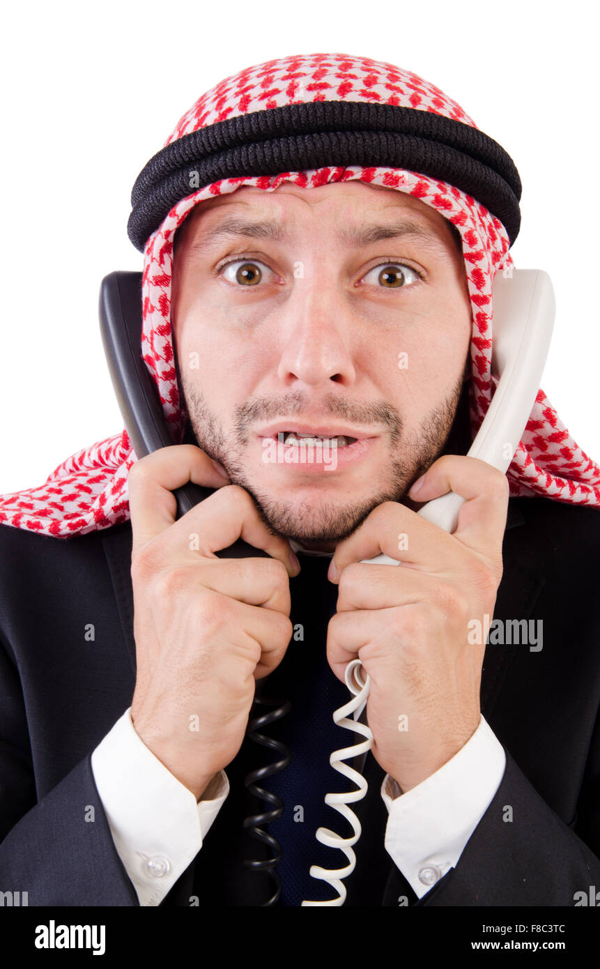 Arab man in diversity concept Stock Photo - Alamy