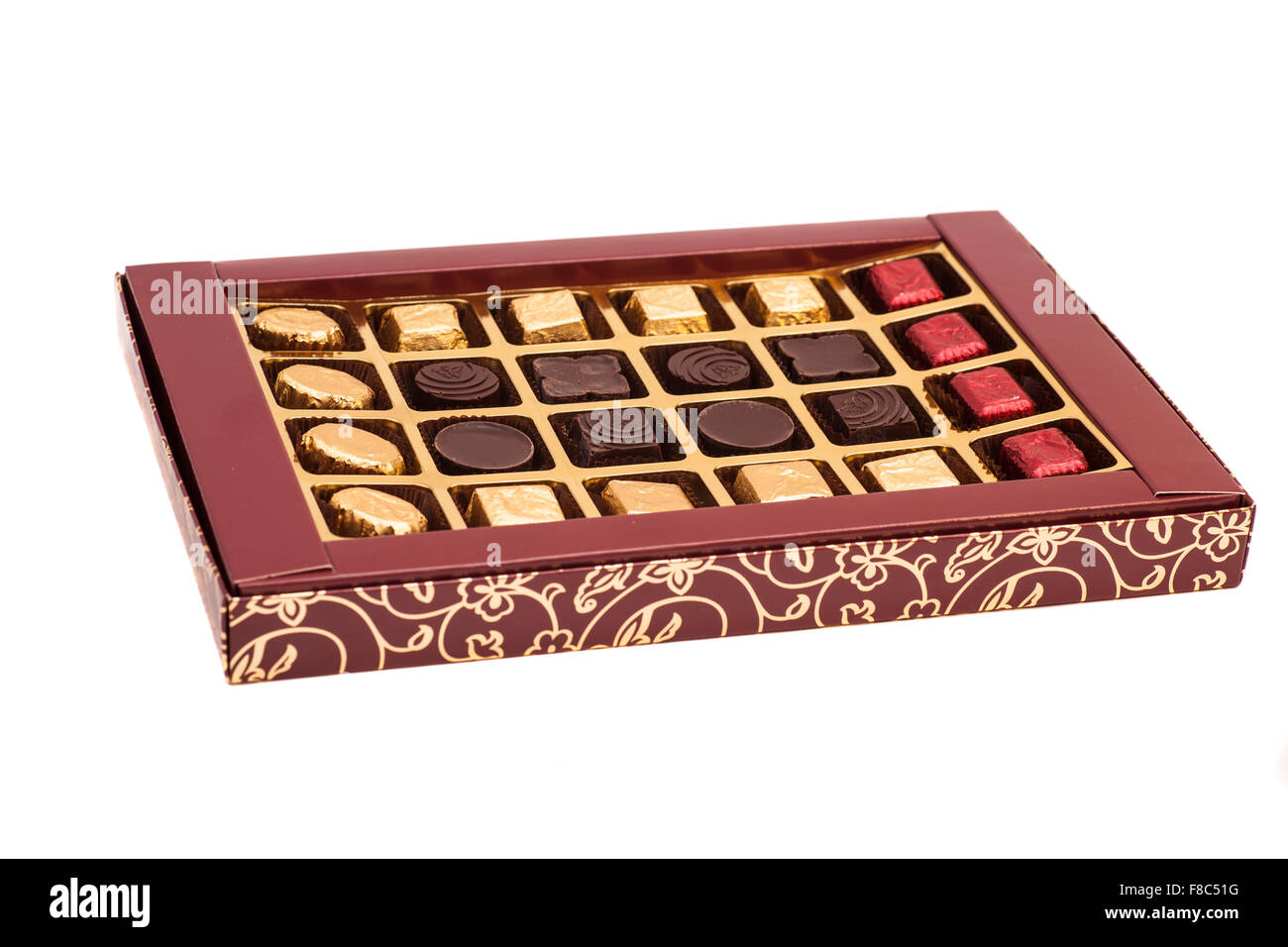 Set candies gift box Cut Out Stock Images & Pictures - Alamy