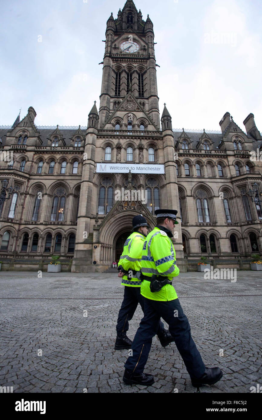 Police patrol the streets of Manchester three nights after riots hit ...