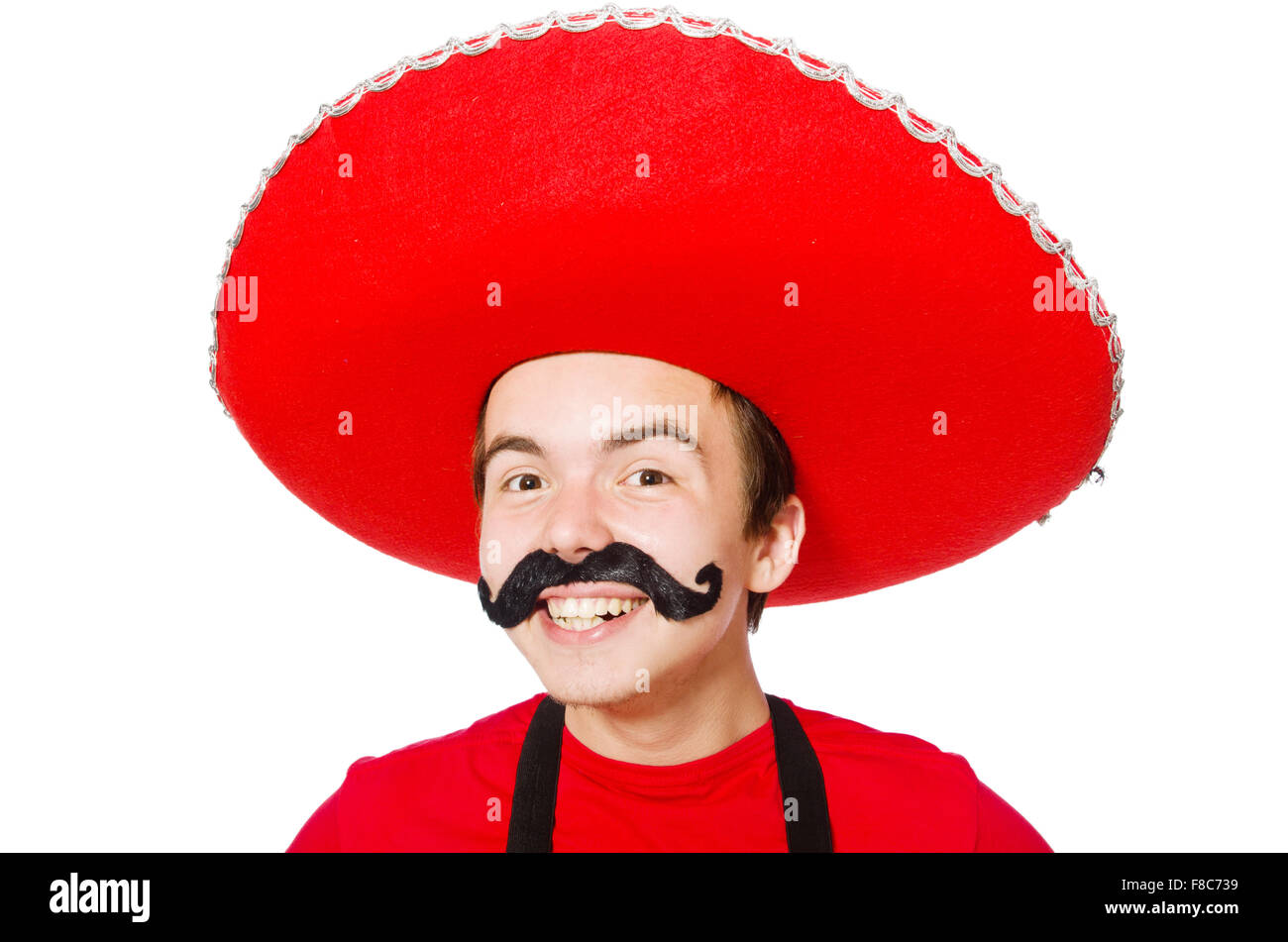 Funny mexican isolated on the white Stock Photo - Alamy